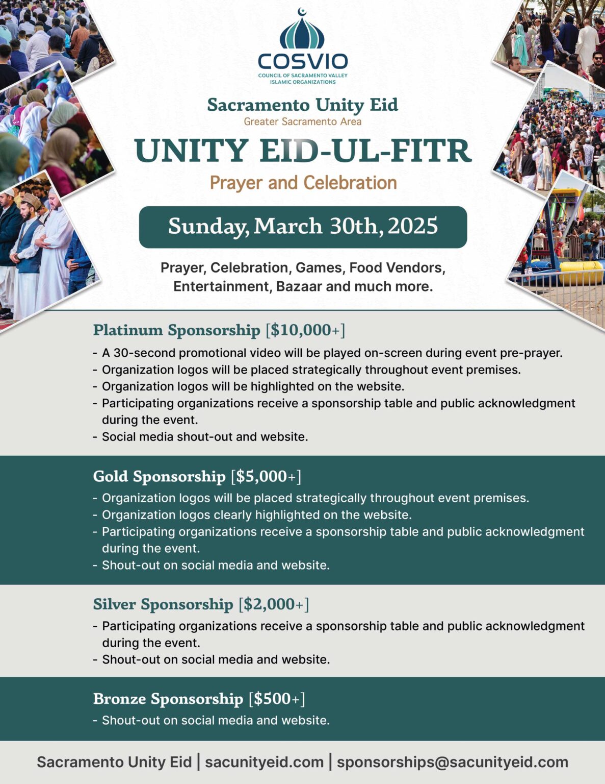 Sponsors - Sacramento Unity Eid